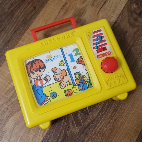 Shelcore | Other | Vintage 982 Shelcore Musical Tv Toy | Poshmark